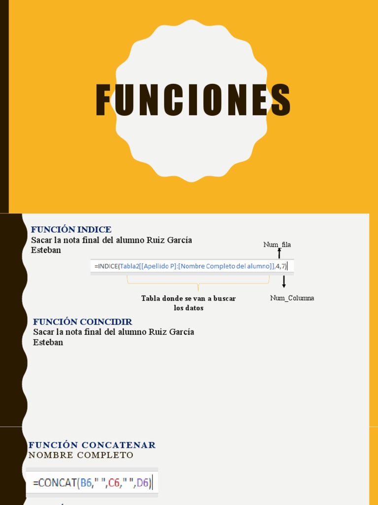 FUNCIONES | PDF