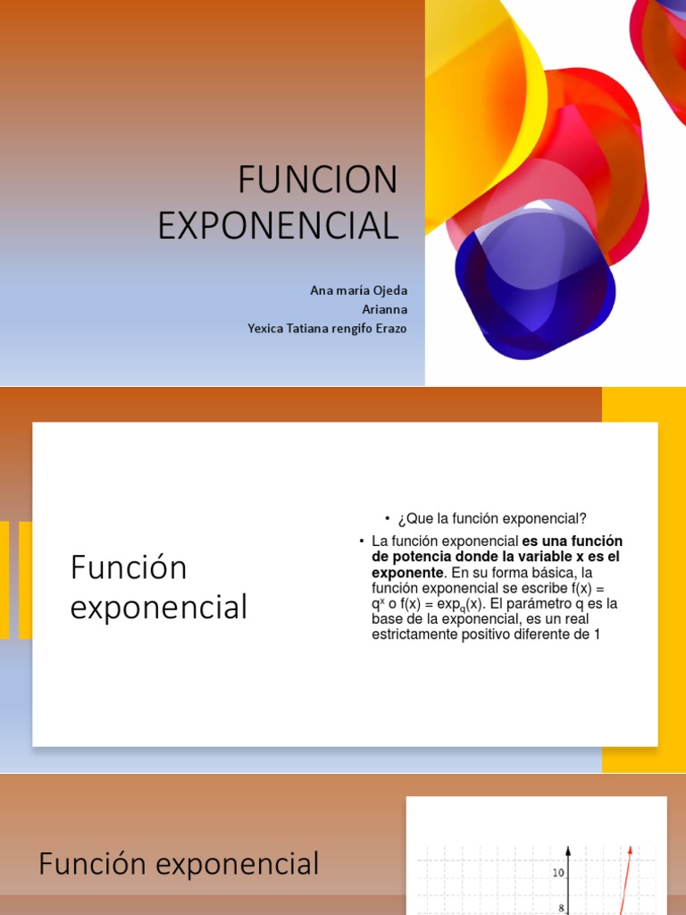 Funcion Exponencial PDF | PDF