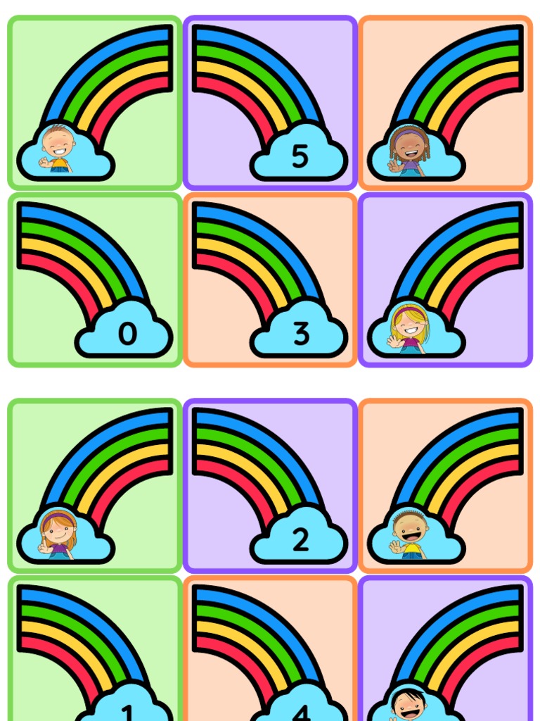 Arco Iris Dos Numeros PDF | PDF