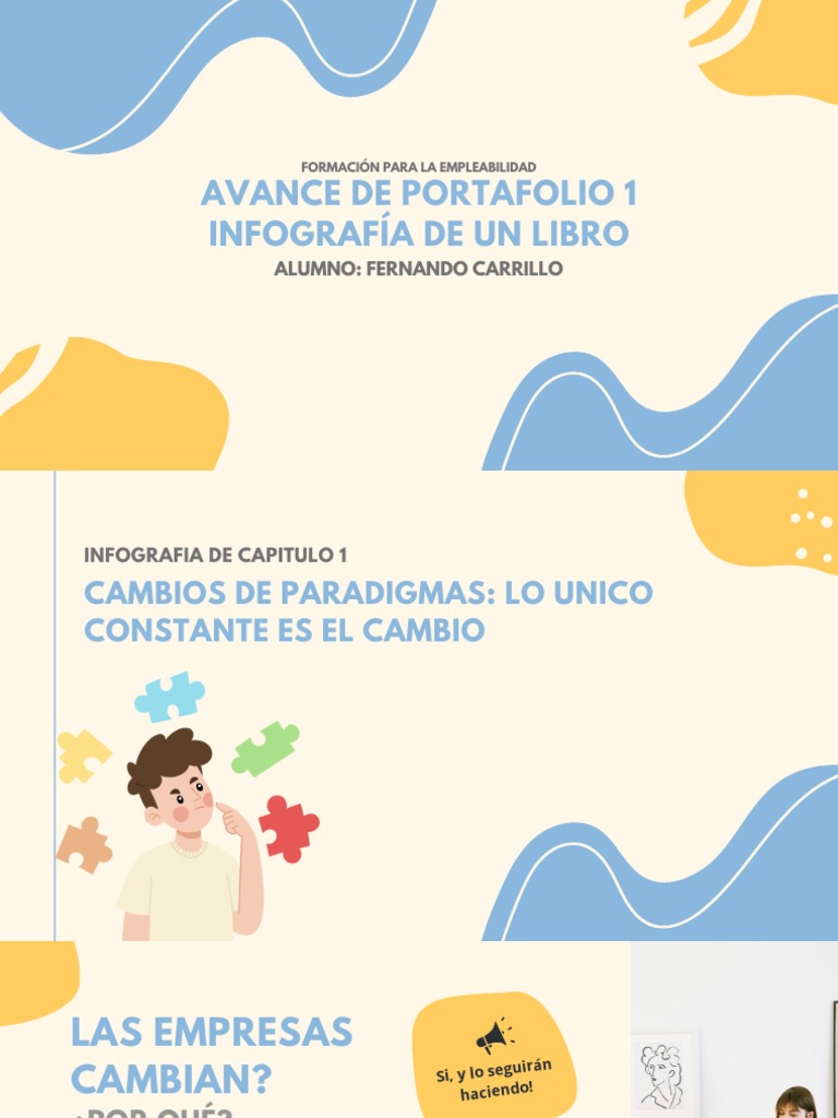 Avance de Portafolio 1 - Infografía de Un Libro PDF | PDF