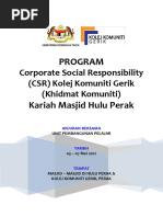 Contoh Tentatif Program | PDF