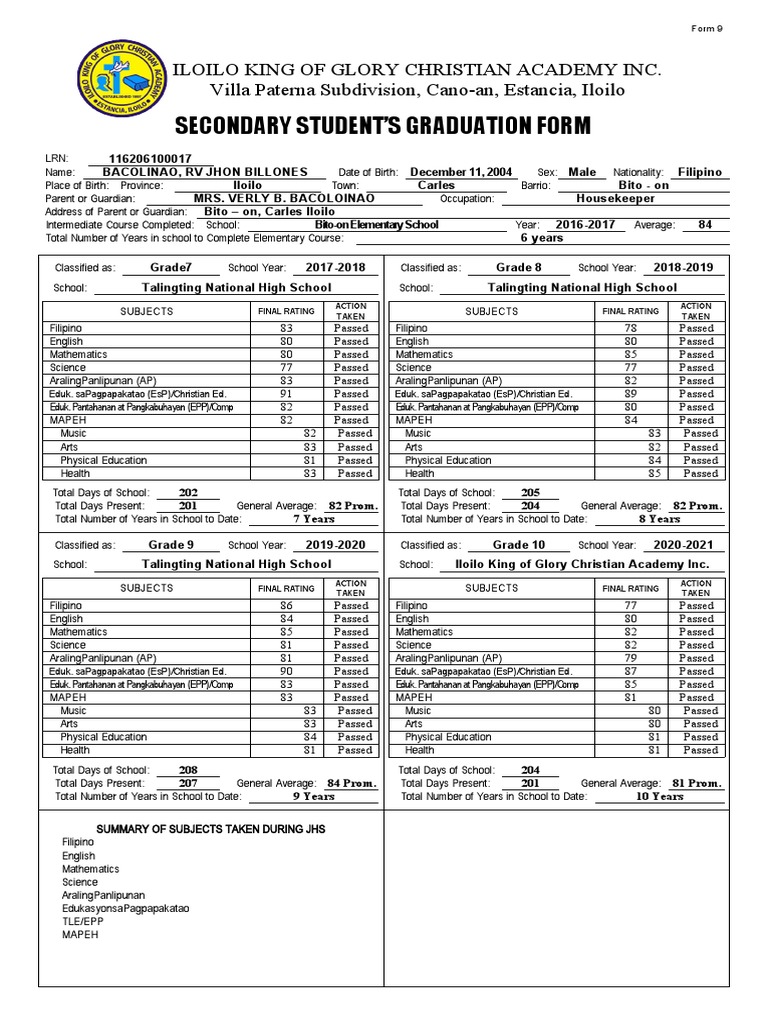Bacolinao | PDF | Science