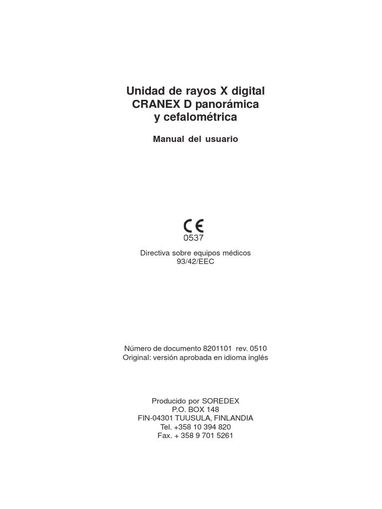 Soderex-CRANEXD-Manual Del Usuario ES PDF | PDF | Tecnología