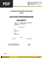 Sop Umum Security Satpam Lengkap | PDF