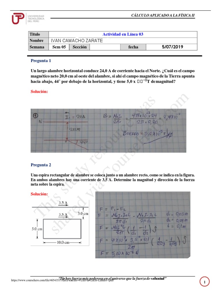 Actividad 03 Fisica .II PDF | PDF | Electromagnetismo | Física