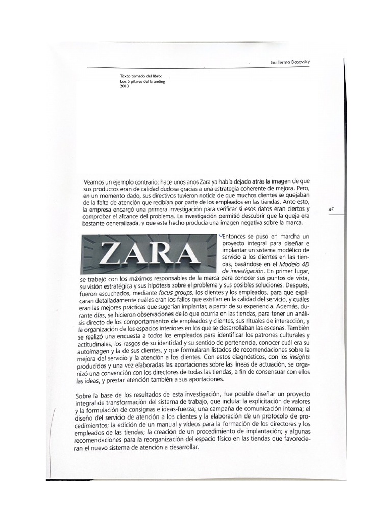 El Caso ZARA PDF | PDF