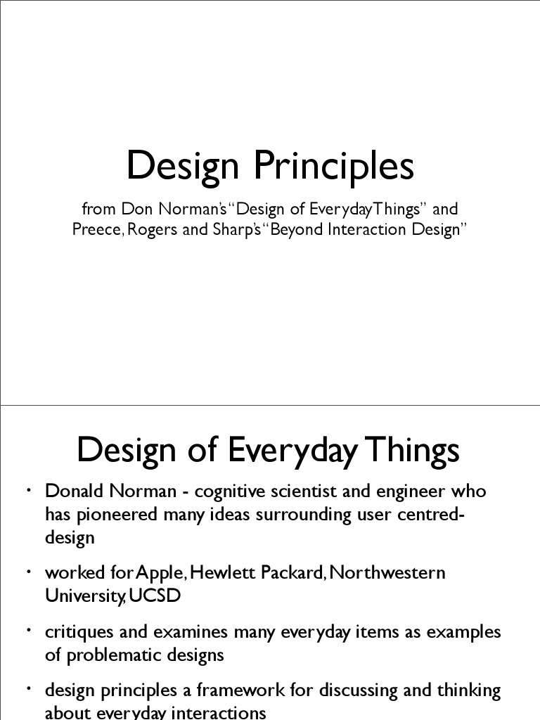 Don Norman's 7 Design Principles Explained | PDF | Perception | Cognition