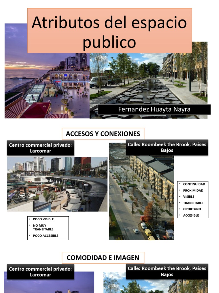 Atributos Del Espacio Publico | PDF