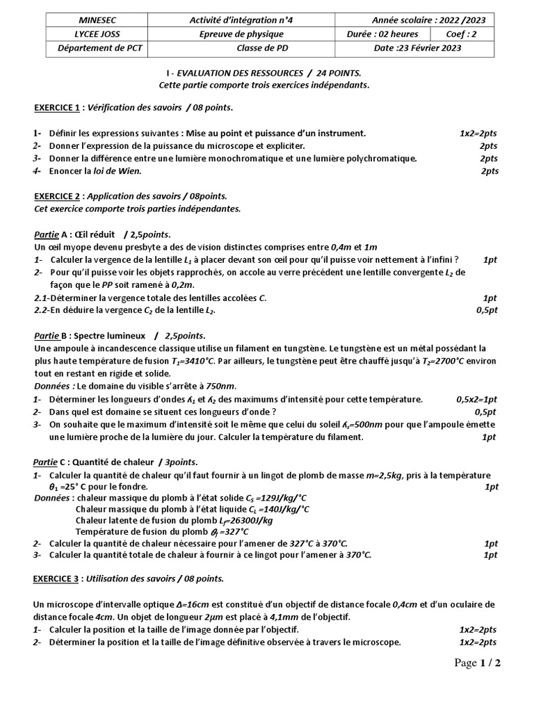 Integration N°4 Pda | PDF