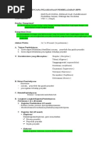 RPP PJOK Deep Learning | PDF