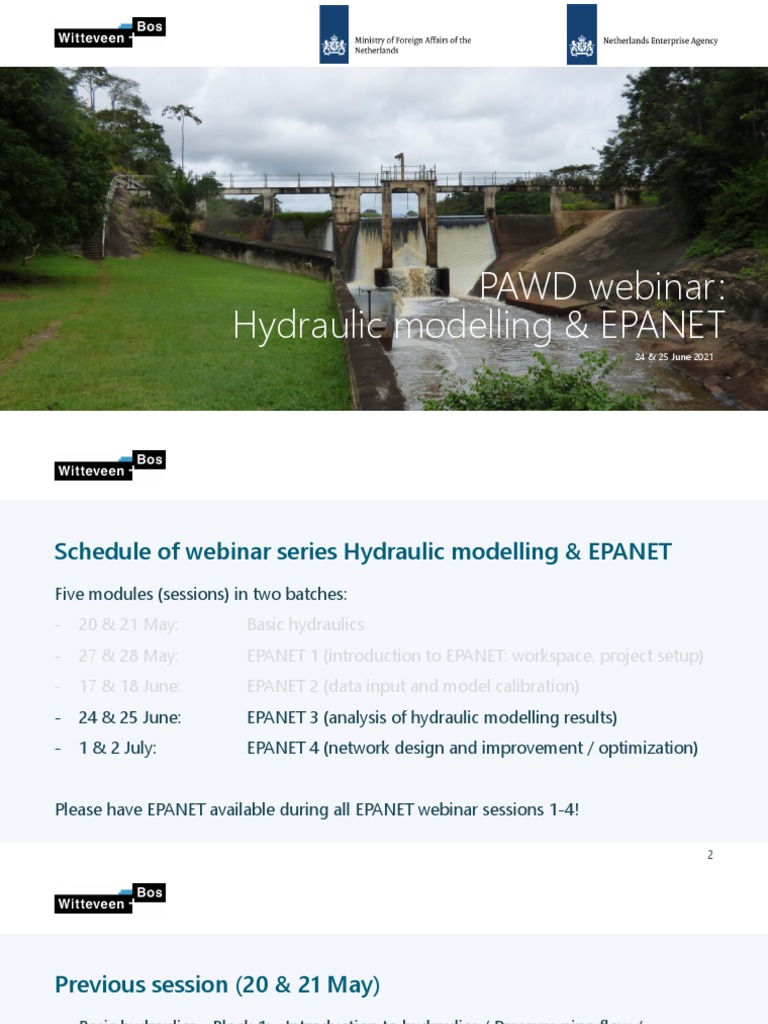 04 EPANET Module 3 PDF | PDF | Valve | Pump