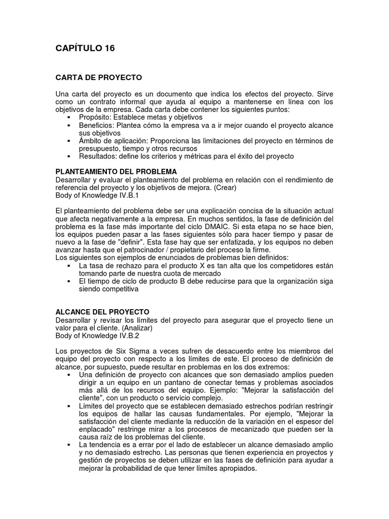 Guía para Cartas de Proyecto | PDF | Contabilidad | Inventario