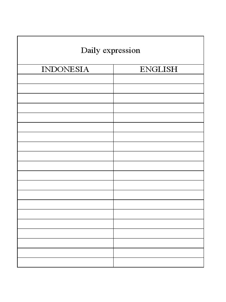 Daily expression.docx | PDF