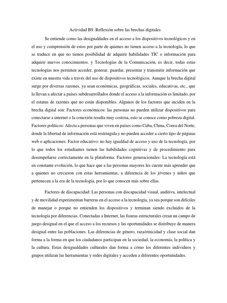 Actividad B9 164838 PDF | PDF
