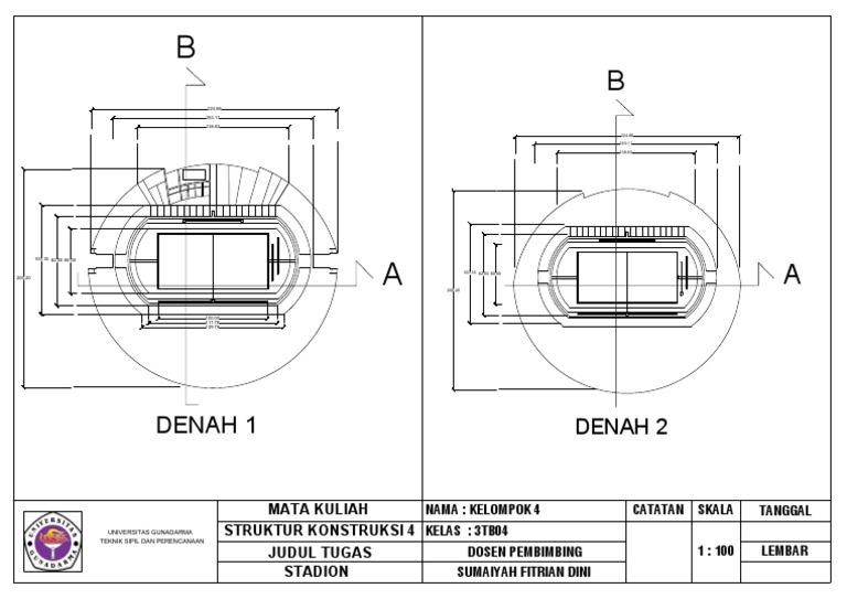 Denah Stadion | PDF