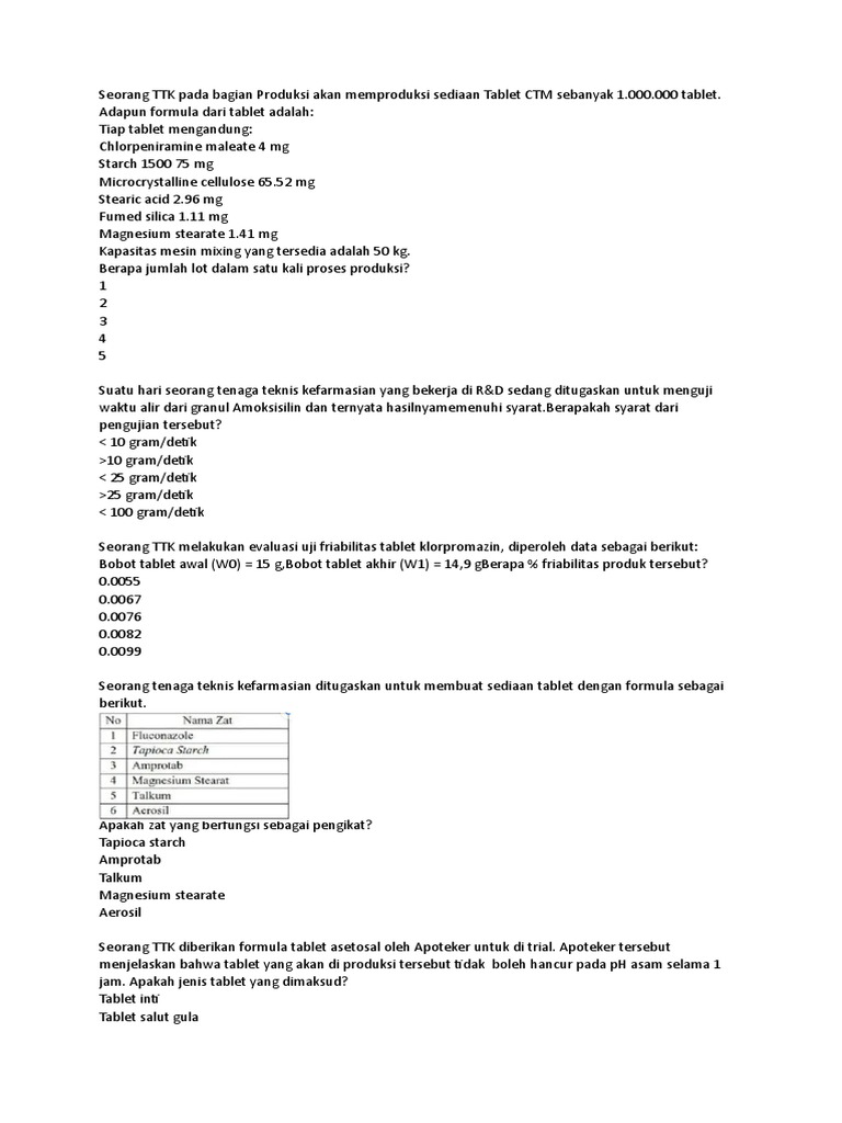 Soal Ukttk Solid | PDF | Sains & Matematika
