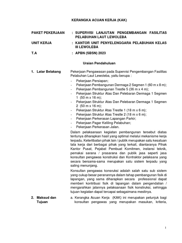 KAK SPV Lewoleba TA.2023 PDF | PDF