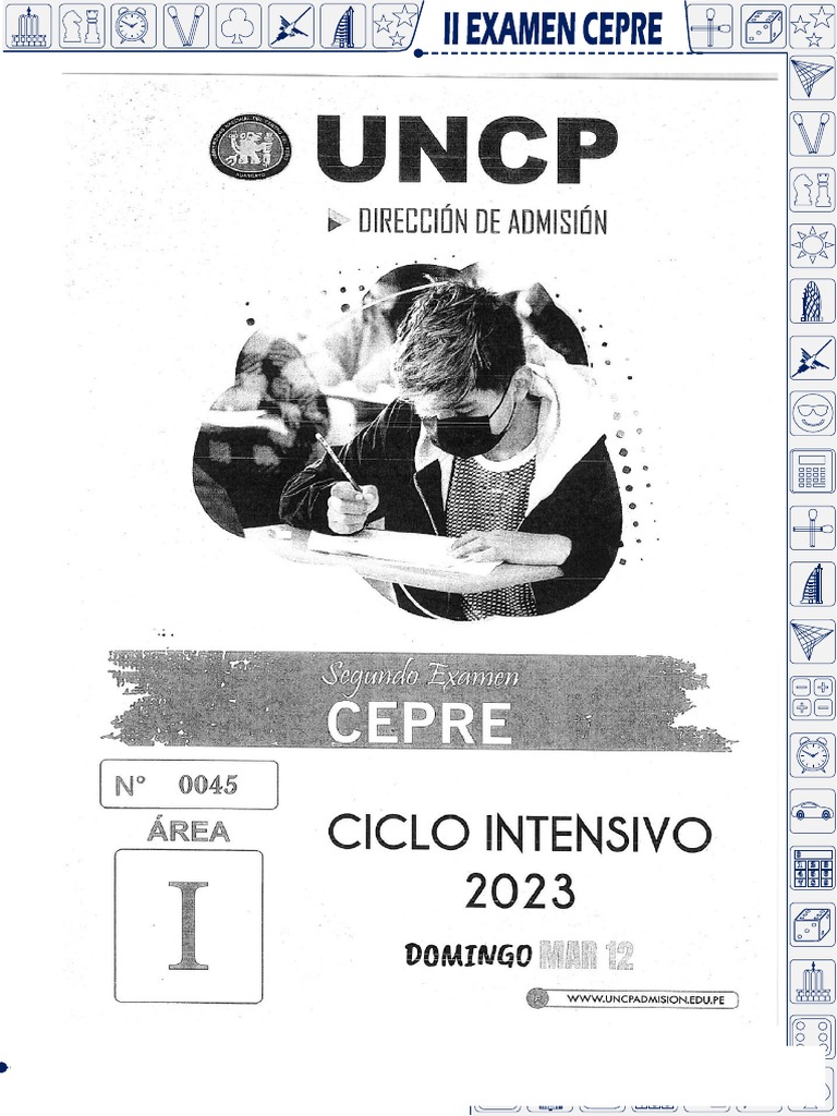 2do Examen Cepre UNCP 2023-0 | PDF