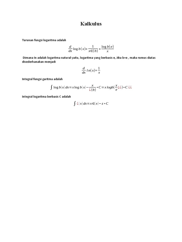 Kalkulus | PDF