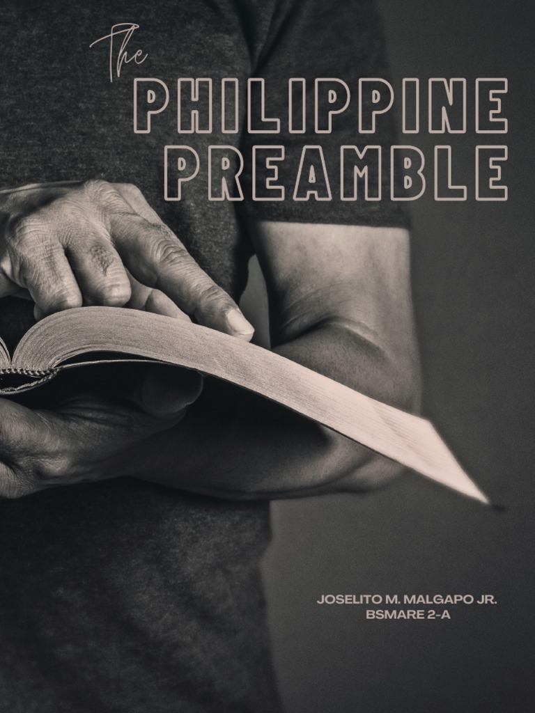 Philippine Constitution Preamble Analysis | PDF | Constitution | Rule ...