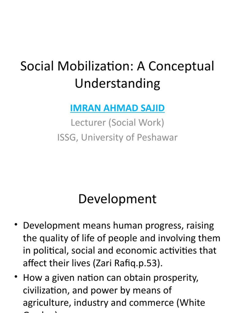 Chapter-3-Social Mobilization-Socialwork-BS-6th Semester | PDF | Wealth | Congressional Budget ...