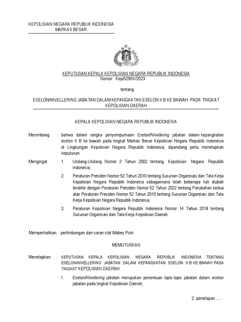 TTD Kep - 529 - Iv - 2023 Nivell Polda PDF | PDF