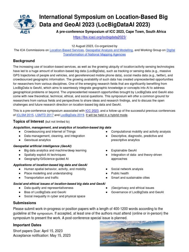 CFP LocBigData2023 | PDF