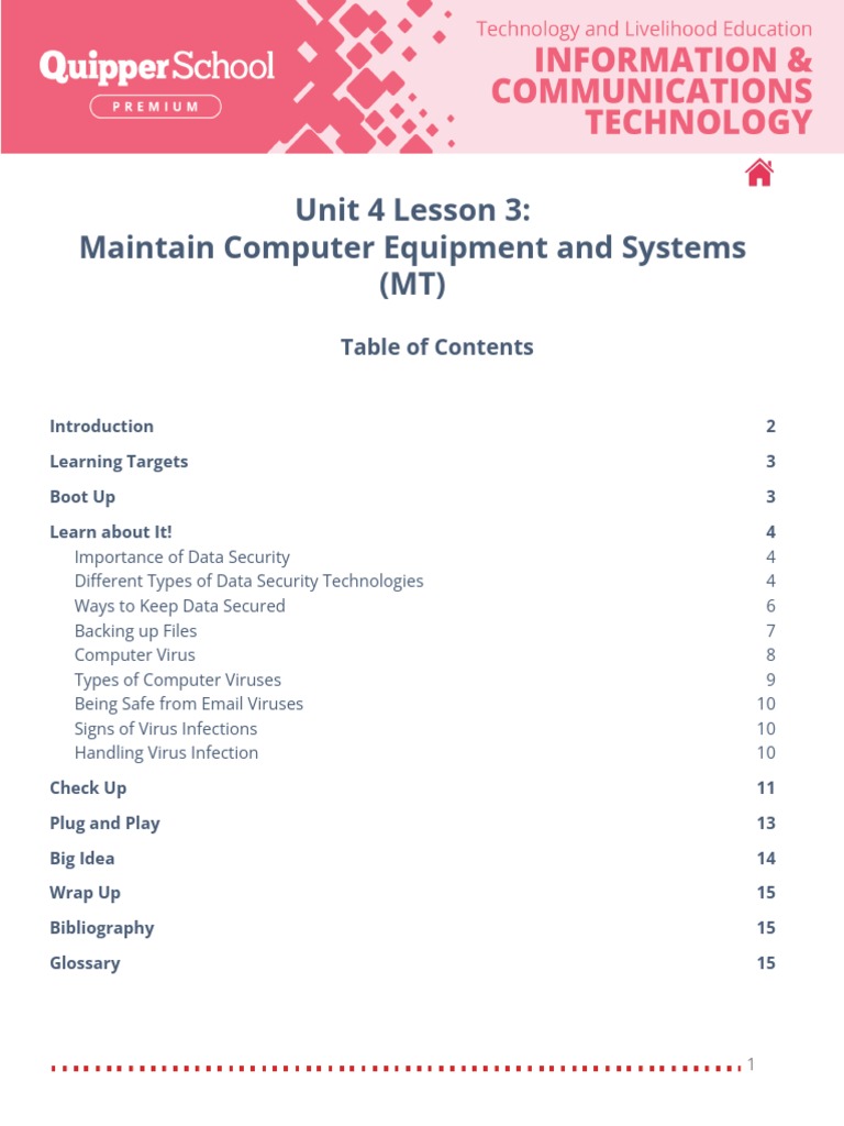 Final - ICT 4.3 Maintain Computer Equipment and Systems (MT) PDF | PDF
