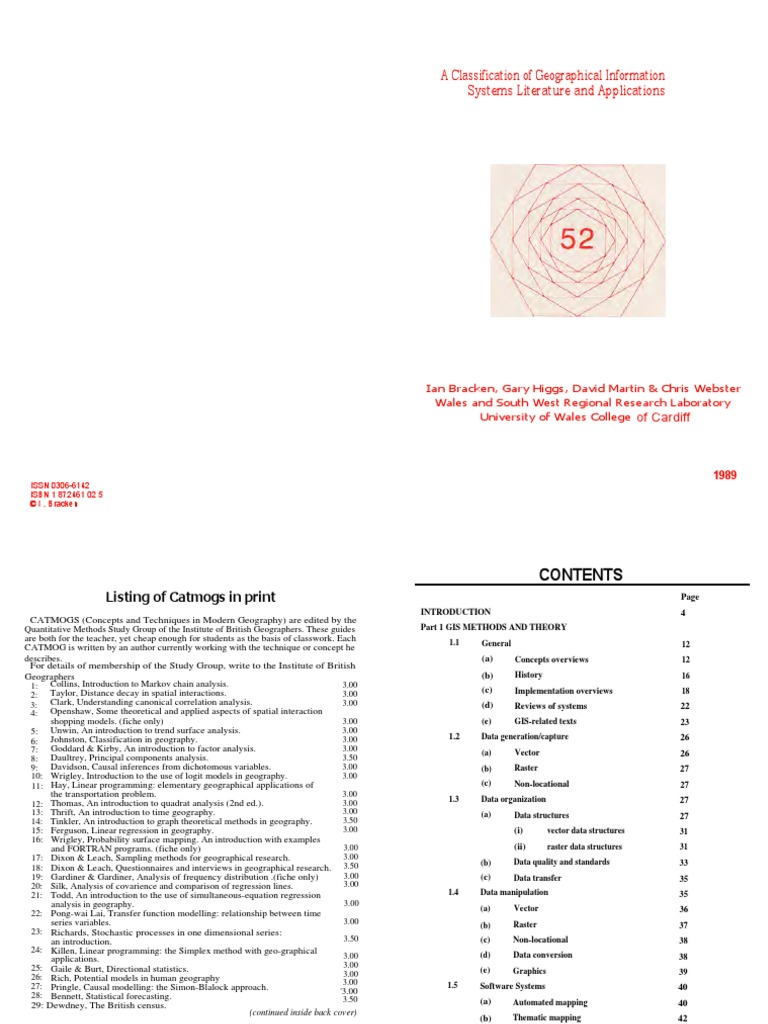 52 Classification Gis Lit and Apps PDF | PDF