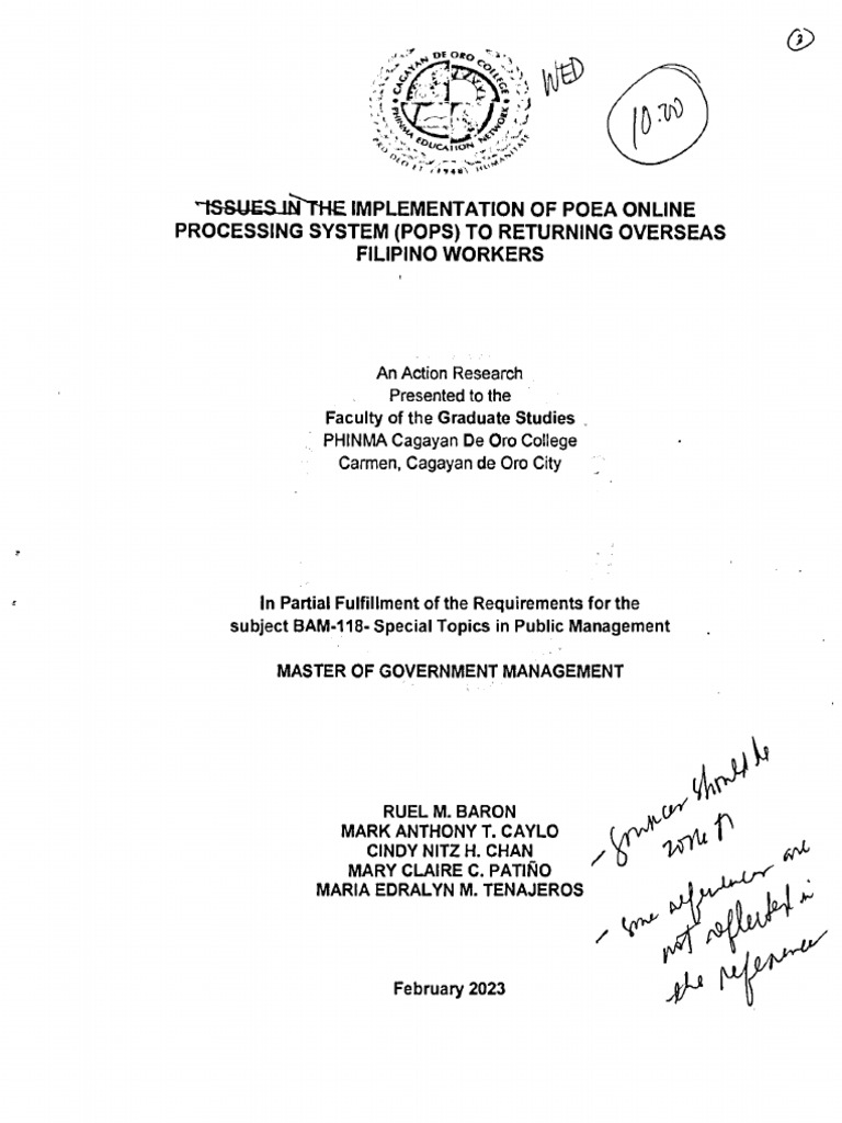 Coc Research 3 PDF | PDF | E Government