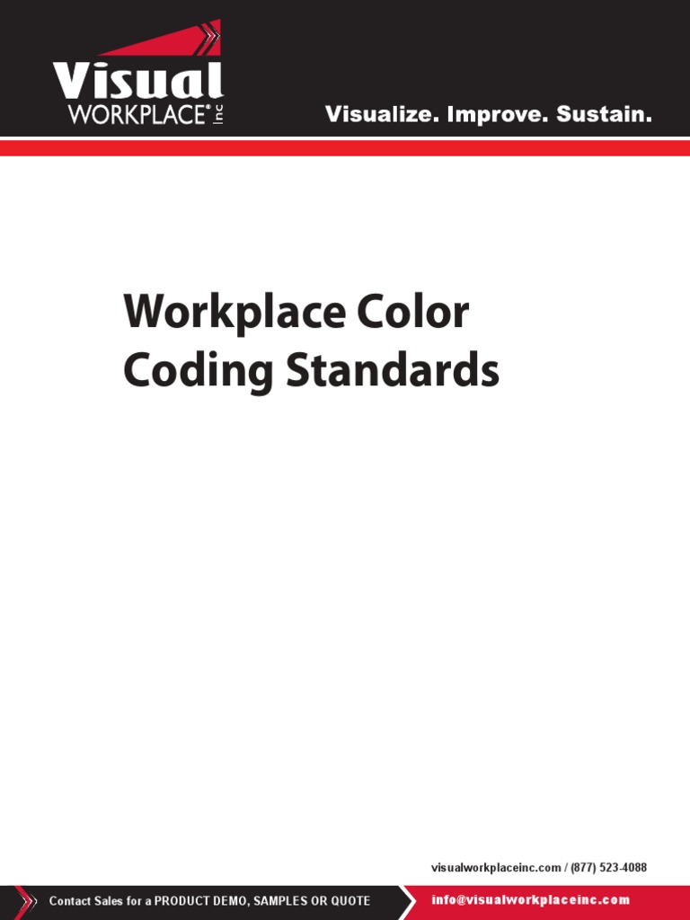 Workplace Color Coding Standards 1 PDF | PDF | Communication | Information