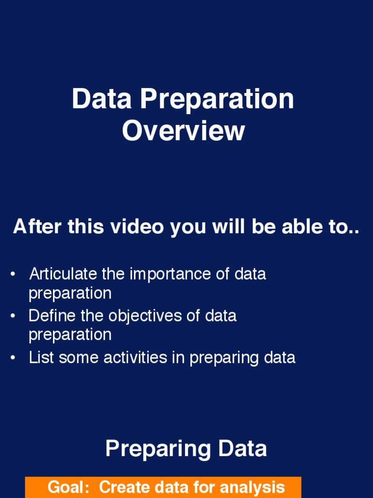 5 Data - Preparation PDF | PDF