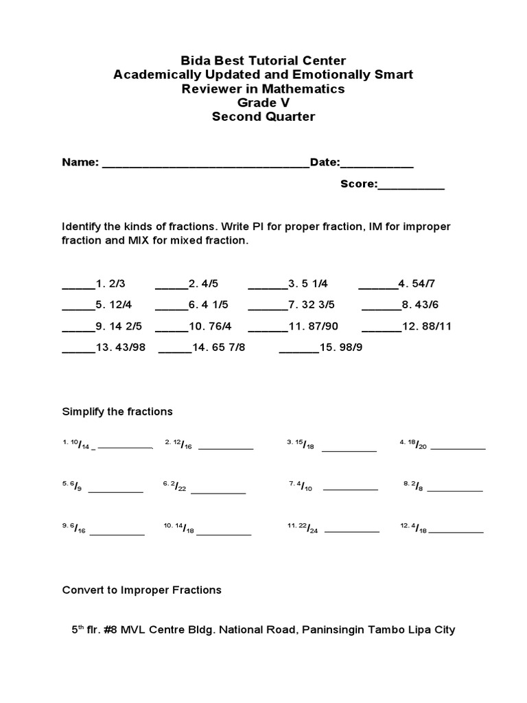 Mathematics V Reviewer 2 | PDF