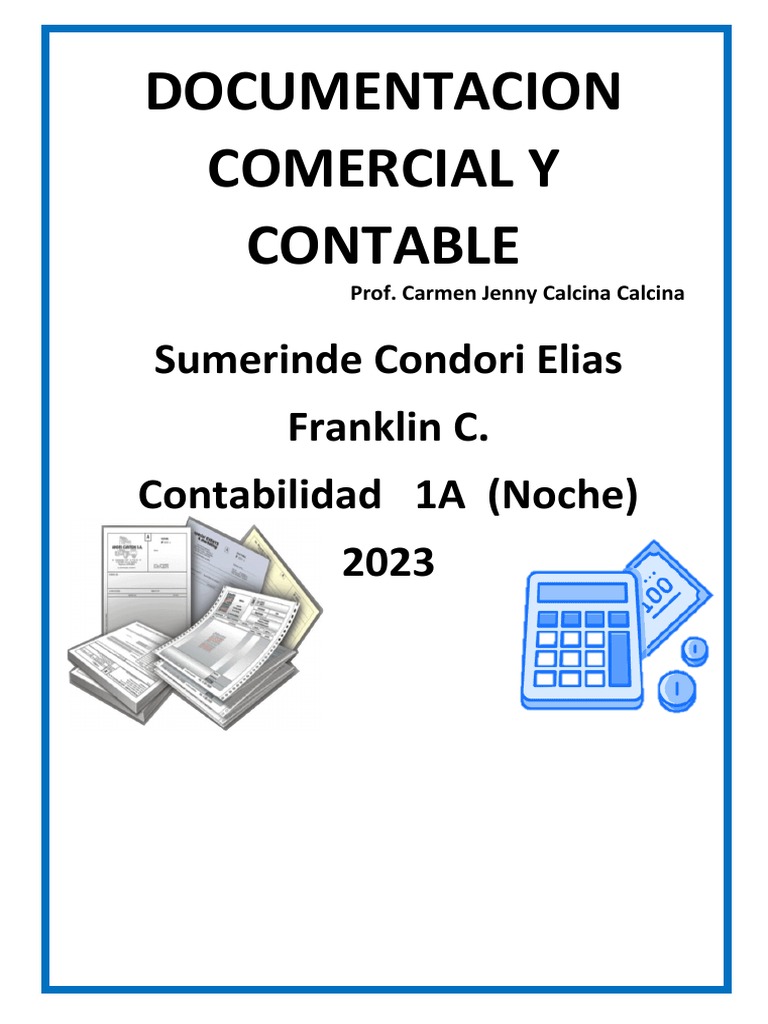 Caratula Documentos Comerciales | PDF