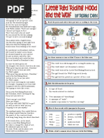 Roald Dahl - Poem - Little Red Riding Hood | PDF