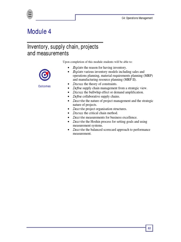 Module 4 PDF | PDF | Inventory | Operations Management