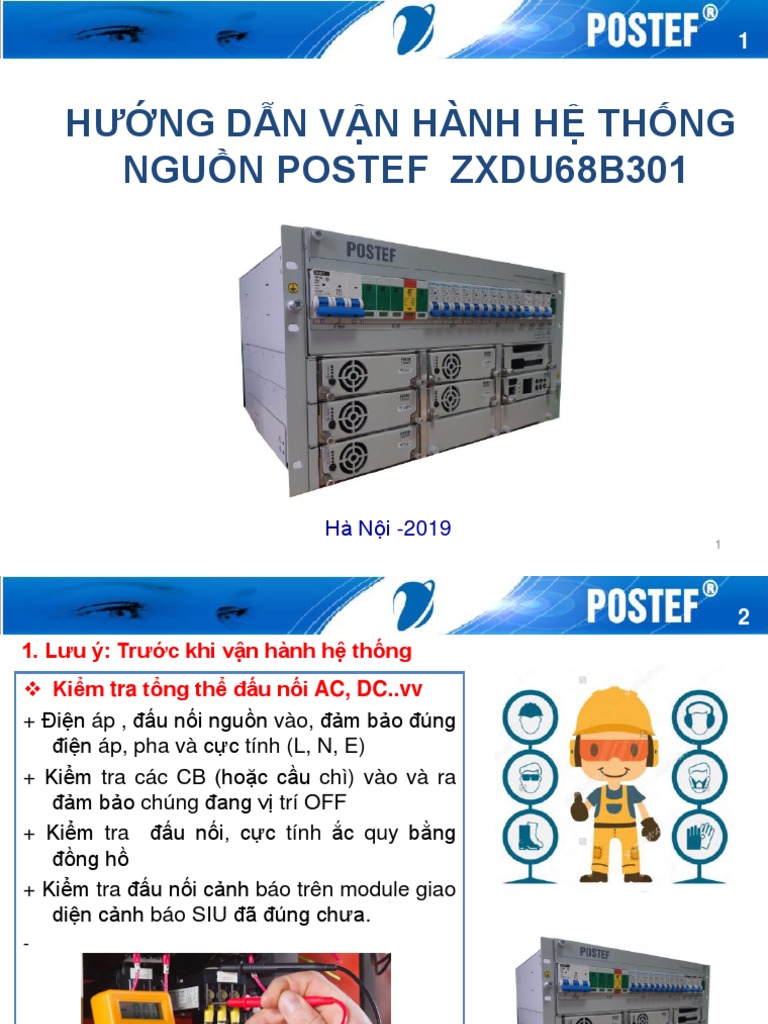 3V.Vận hành nguồn POSTEF PDF | PDF