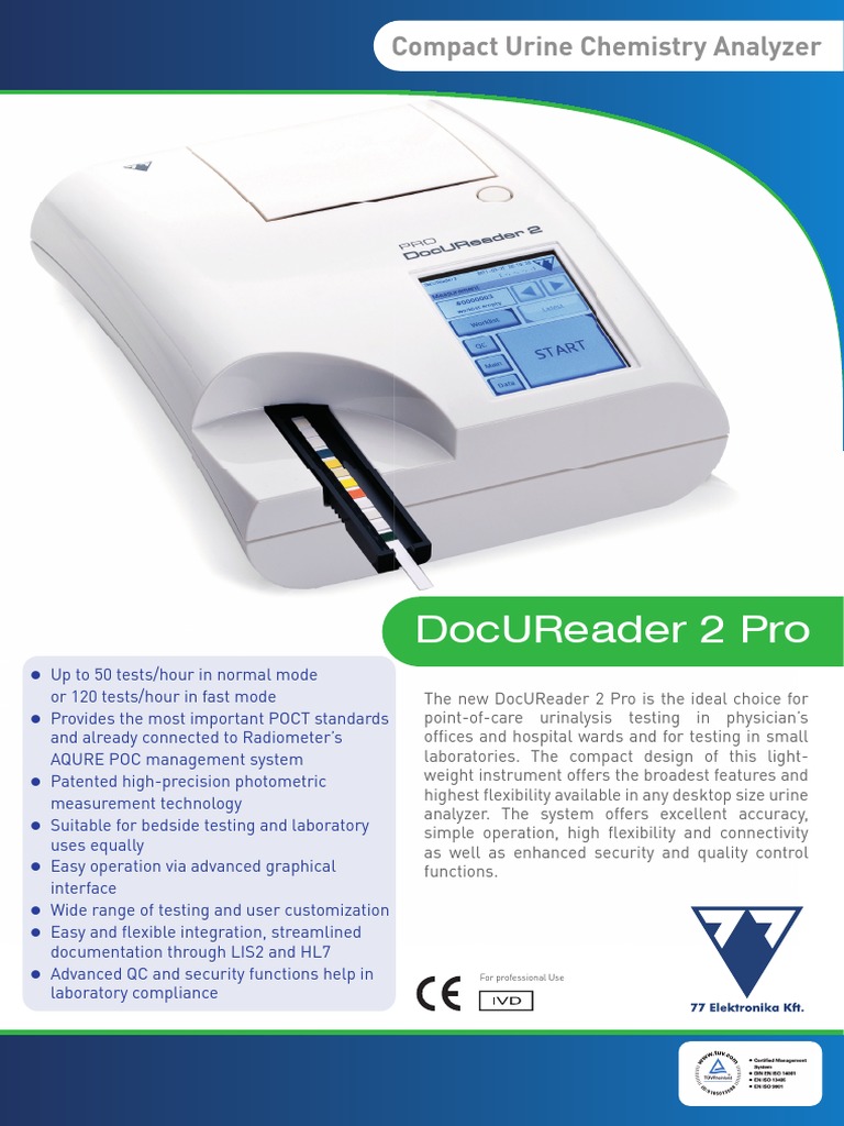 ENG - Brochure - DocUReader 2 - PRO PDF | PDF | Usb | Computing