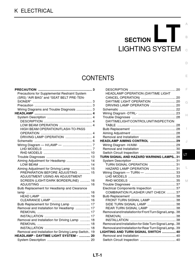 LT PDF | PDF | Headlamp | Airbag