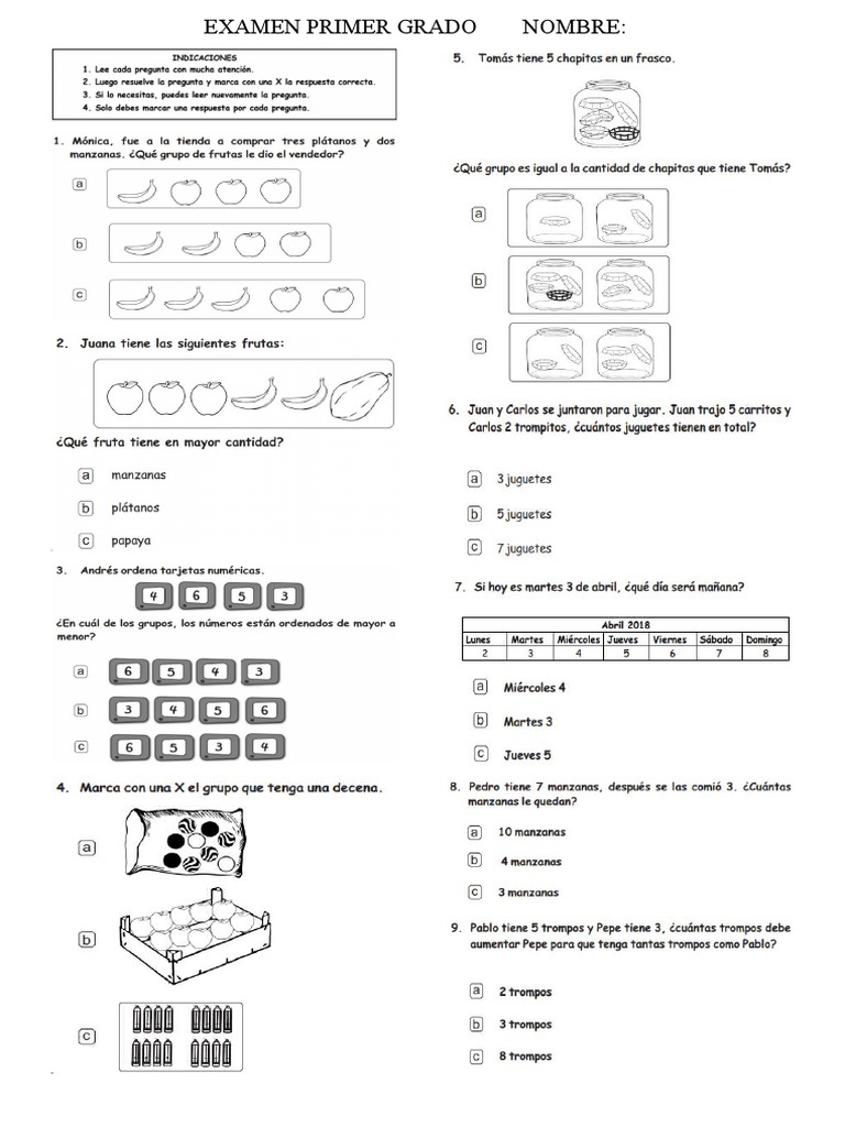 Examen Concurso Matematica 2022 | PDF | Negocios | Informática