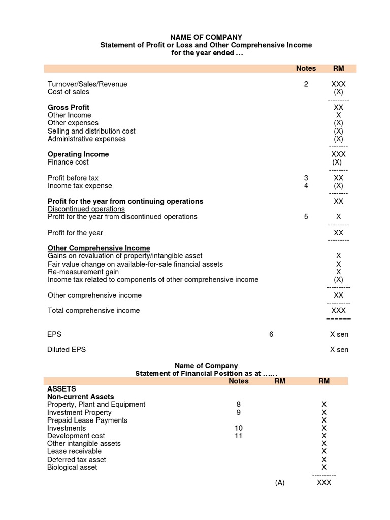 Published Accounts (Format) Sem Oct 2022 For Students PDF | PDF | Equity (Finance) | Revenue