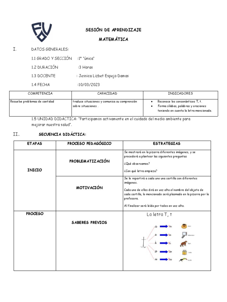 Sesión de Matematica 09 de Abril | PDF