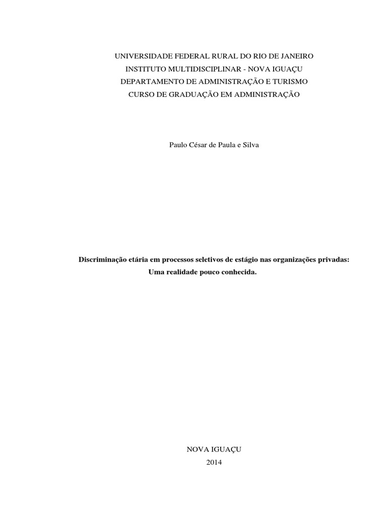 TCC - Versao - Final - Pos - Banca CIEE PDF | PDF