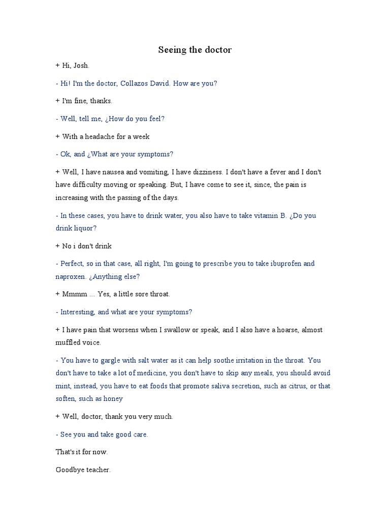 (AC-S15) Week 15 - Seeing The Doctor | PDF