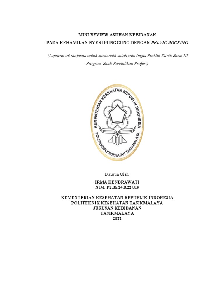 Irma Hendrawati - Review Jurnal - Pelvic Rocking | PDF