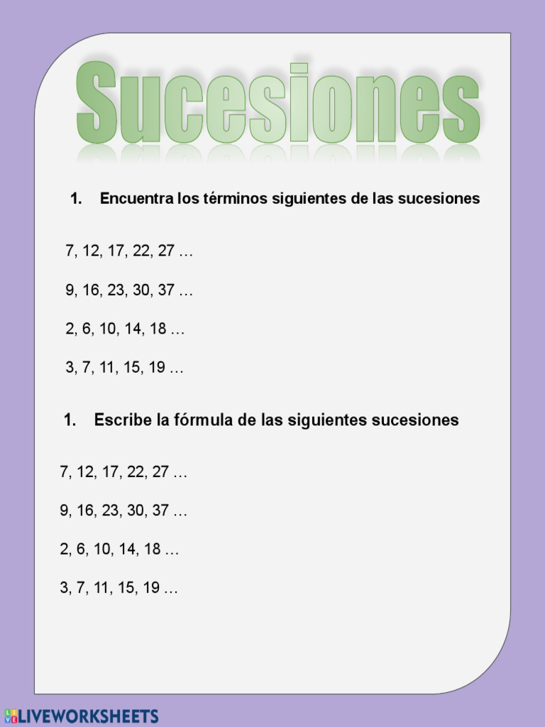 Sucesiones 2 PDF | PDF
