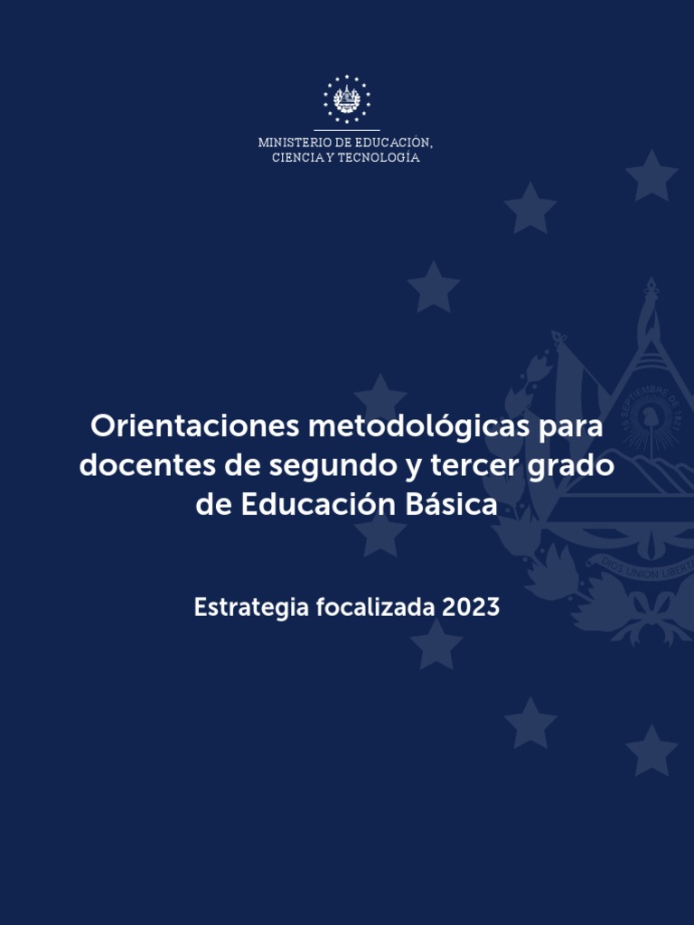 Orientaciones Metodológicas 2do y 3er Grado PDF | PDF | Aprendizaje | Educación primaria