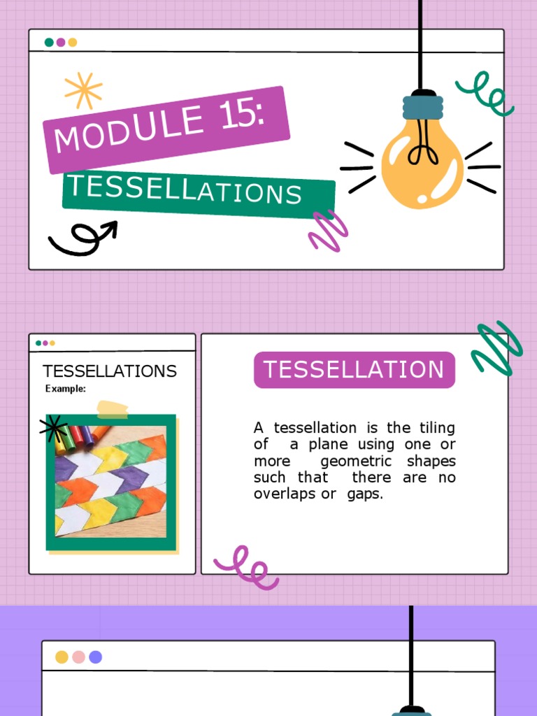 Module 15 Tesellations | PDF | Teaching Methods & Materials