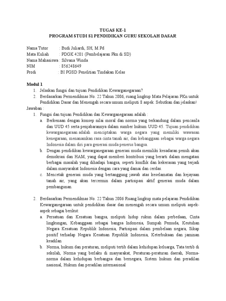 Tugas 1 Silvana Winda | PDF