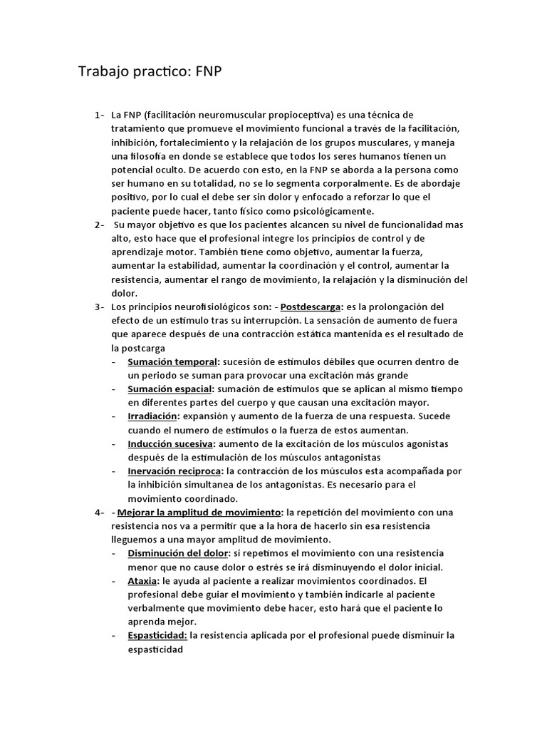 Trabajo Practico: FNP | PDF